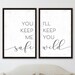 You Keep Me Safe I'll Keep You Wild Sign - Etsy