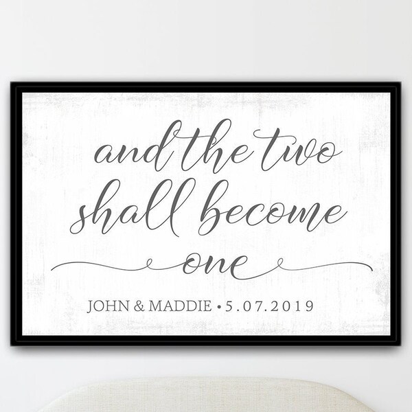 Two Become One - Etsy