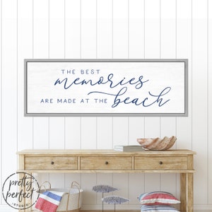Beach Memories Sign | Beach House Wall Art | the Best Memories Are Made ...