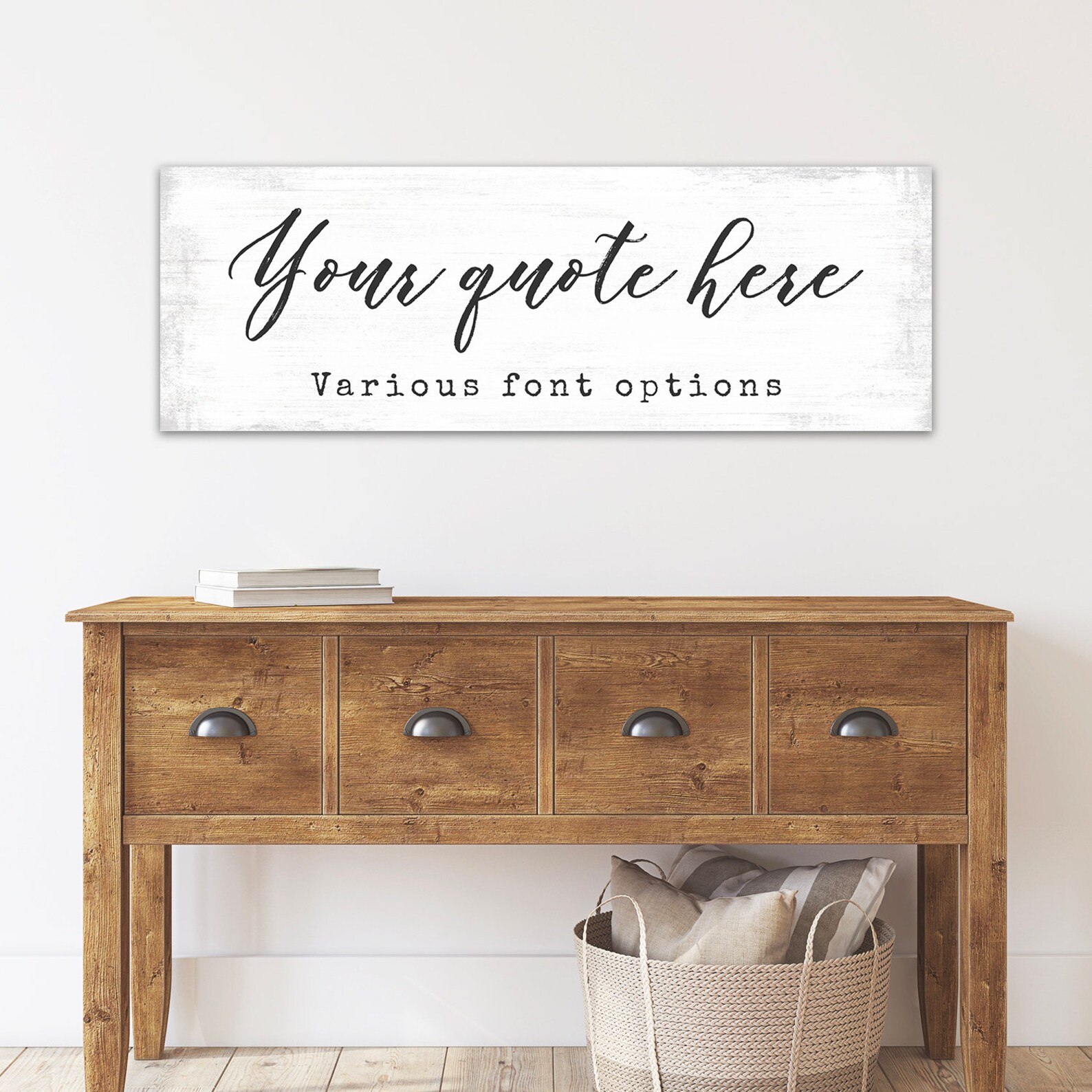 Create Your Own Custom Canvas Quote Sign Personalized | Etsy