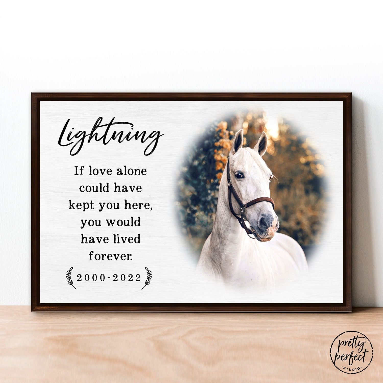 Equine Memorial Quotes I Never Left You Poem Personalized Horse
