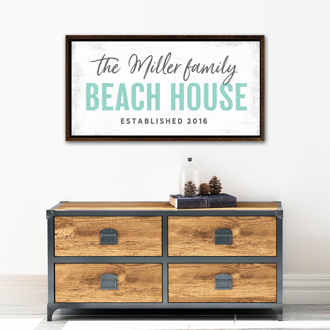 Personalized Beach House Sign Family Beach House Sign | Etsy