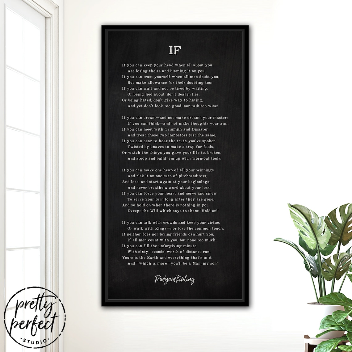 Rudyard Kipling If Poem - Etsy
