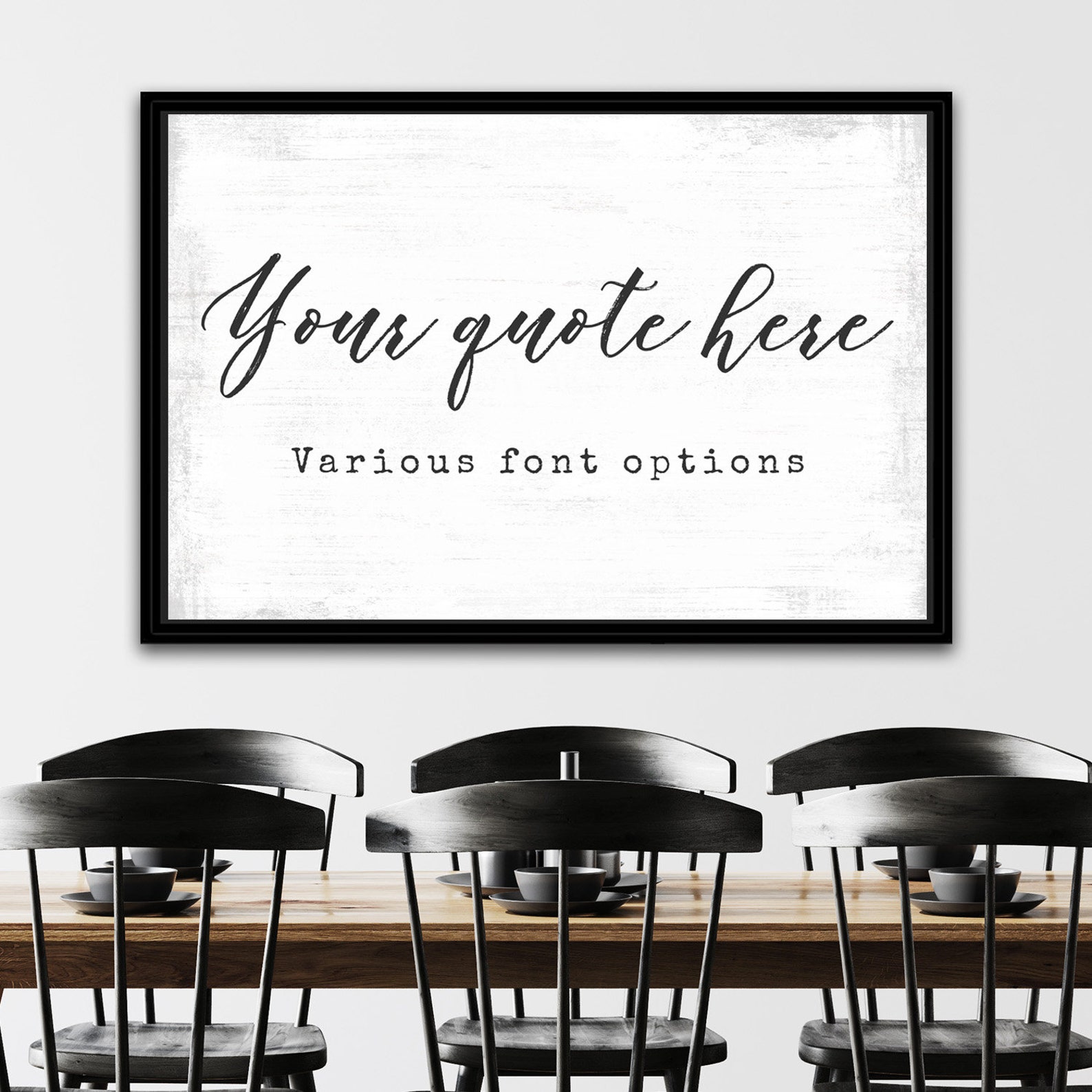 Create Your Own Custom Canvas Quote Sign Personalized | Etsy