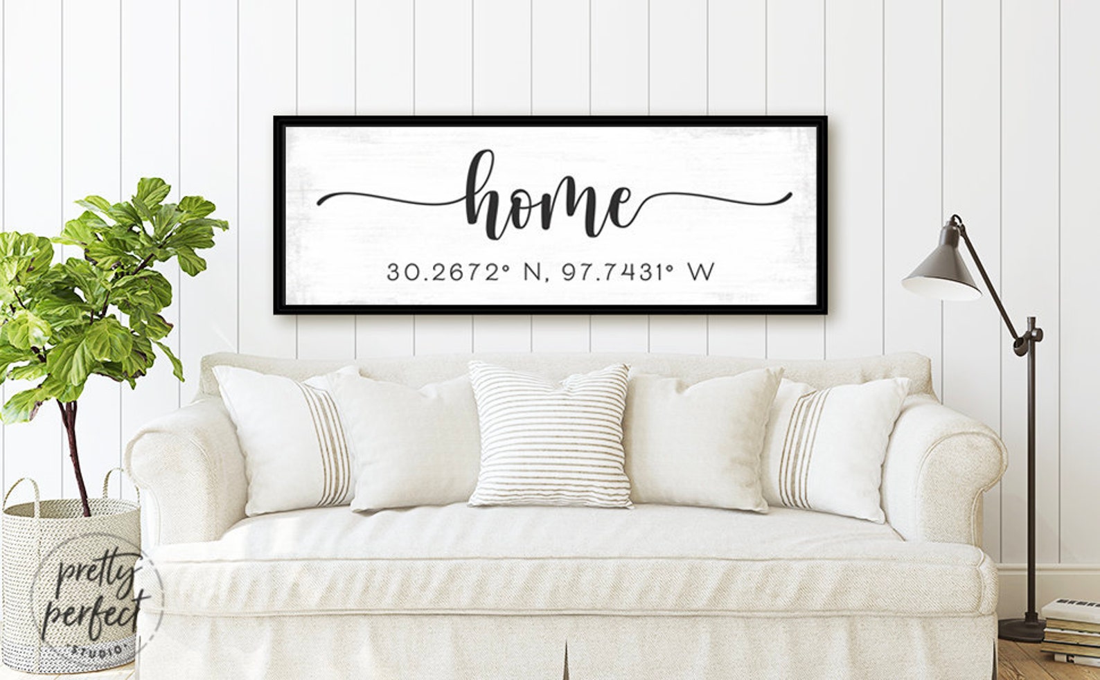 New Home Sign With Coordinates Realtor Housewarming Gift, Real Estate ...