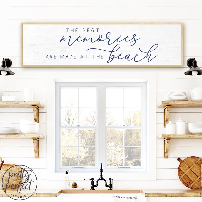 Beach Memories Sign Beach House Wall Art the Best Memories - Etsy