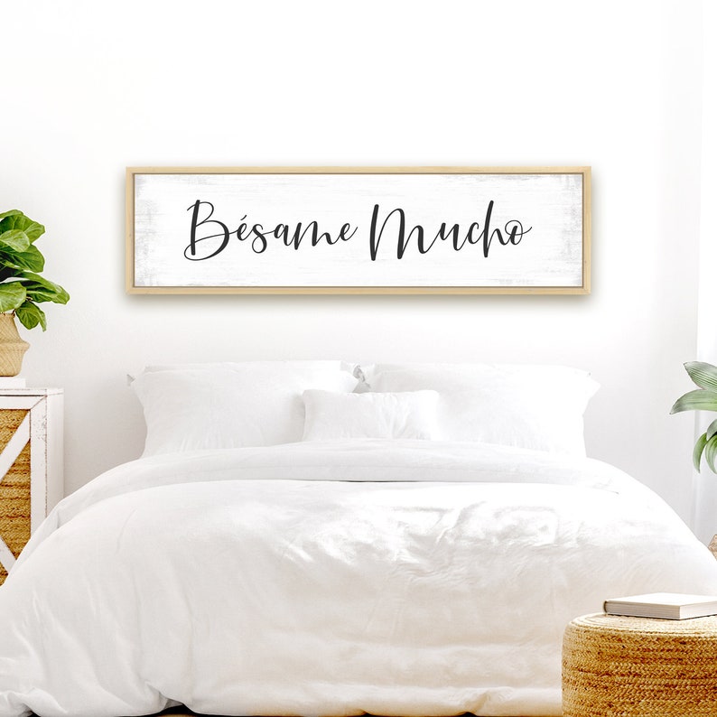 Bésame Mucho Sign Besame Mucho - Etsy