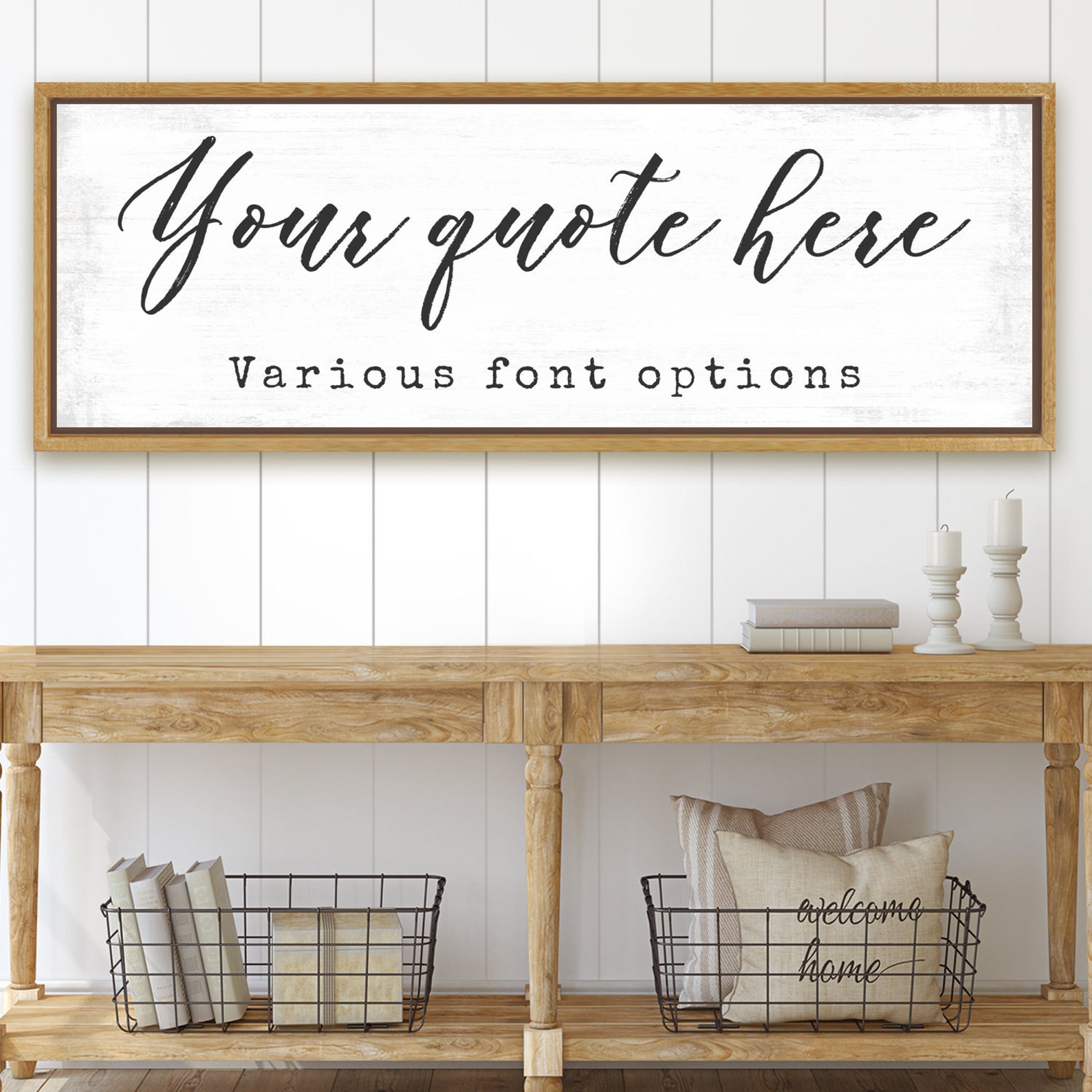 Custom Canvas Quote Sign Personalized Wall Art - Etsy