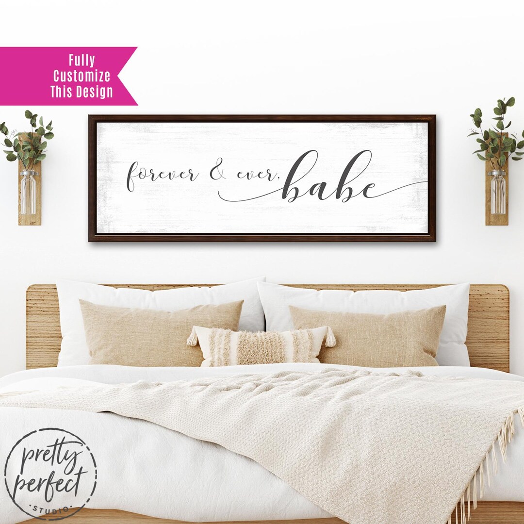 Forever & Ever Babe | Forever and Ever Babe Signs - Etsy