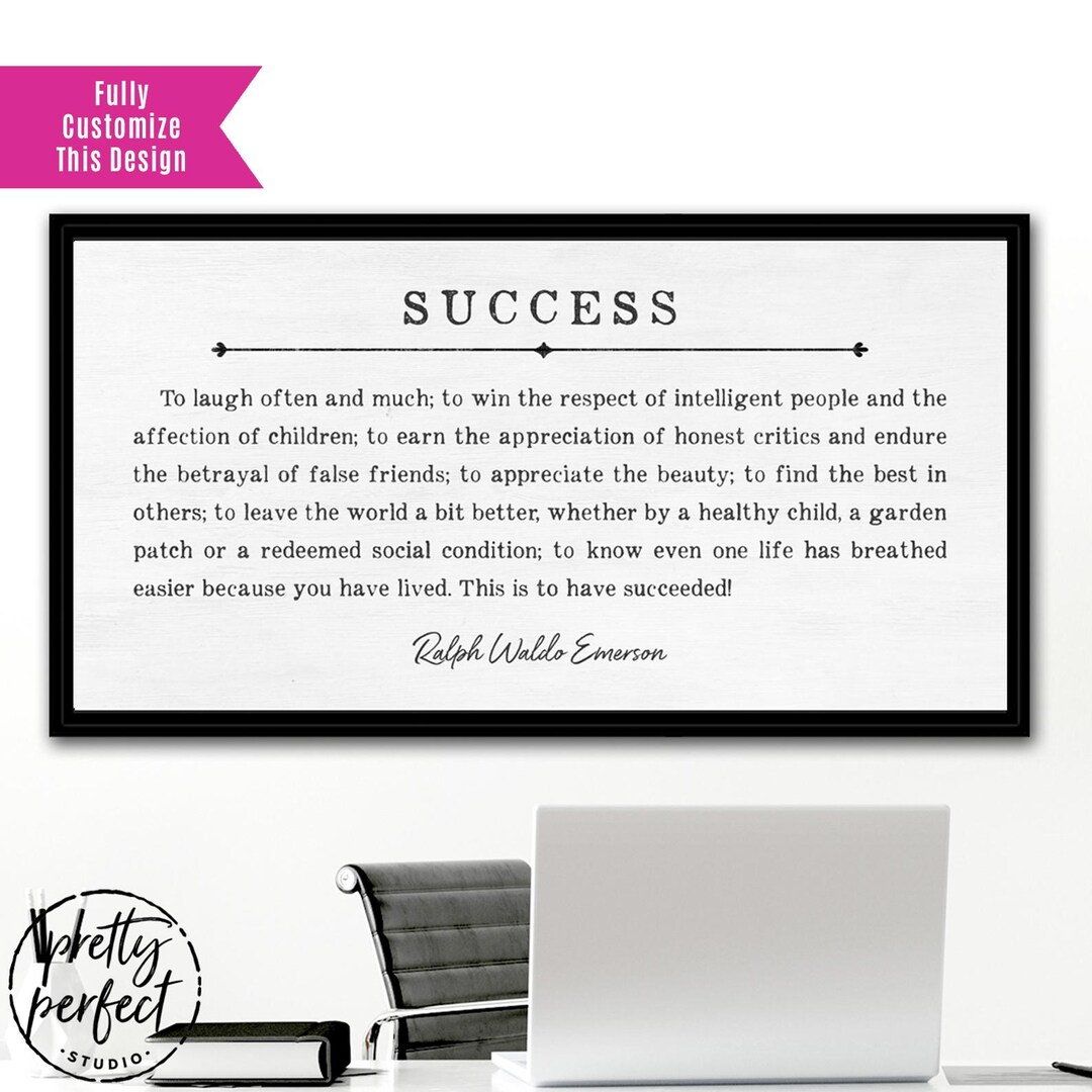 Ralph Waldo Emerson Success Laugh Often and Much Quote, What is Success ...