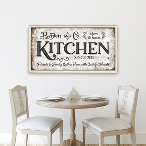 Kitchen Signs Personalized Custom Kitchen Sign - Etsy