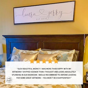 Mr and Mrs Canvas Sign Personalized - Etsy