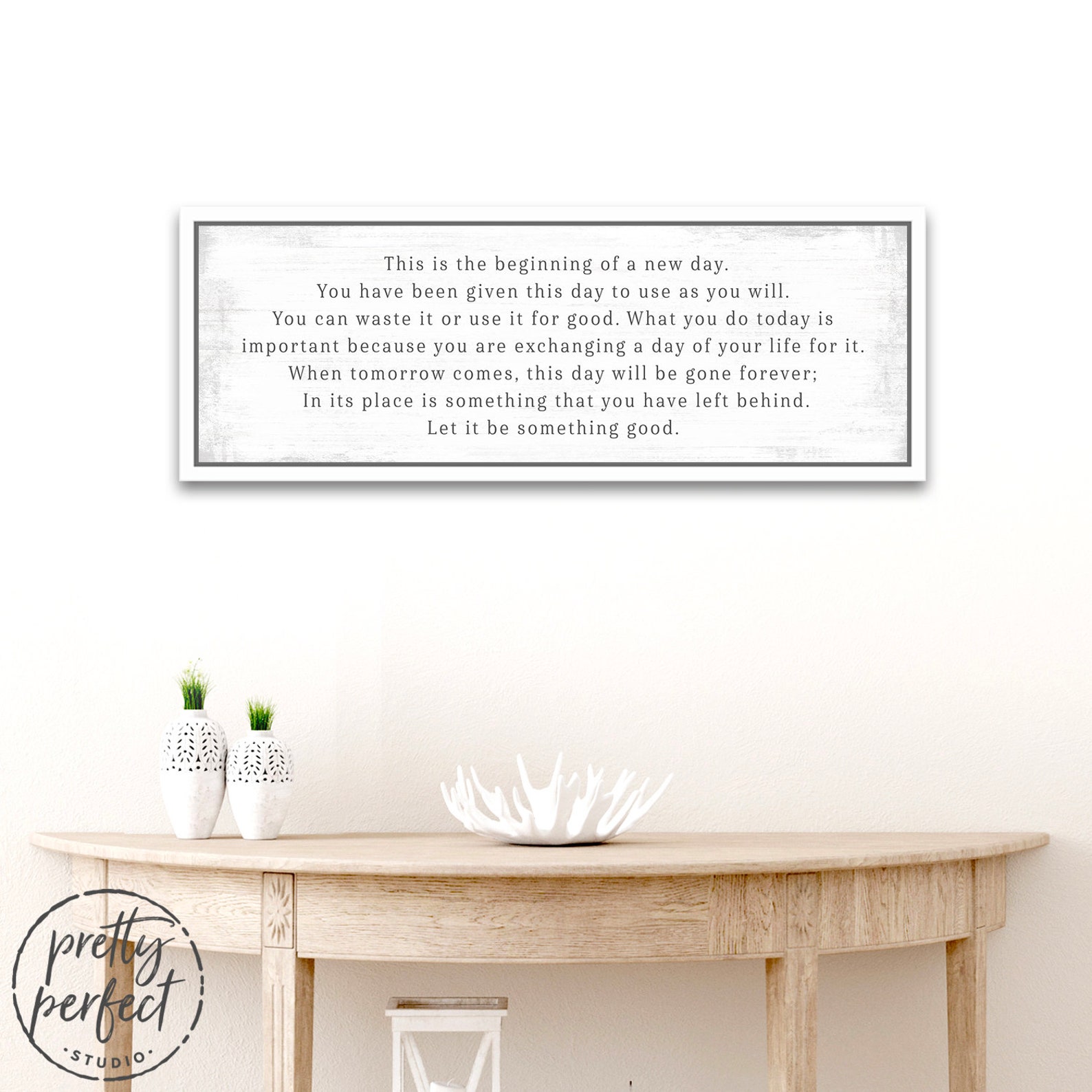 This is the Beginning of A New Day Sign - Etsy