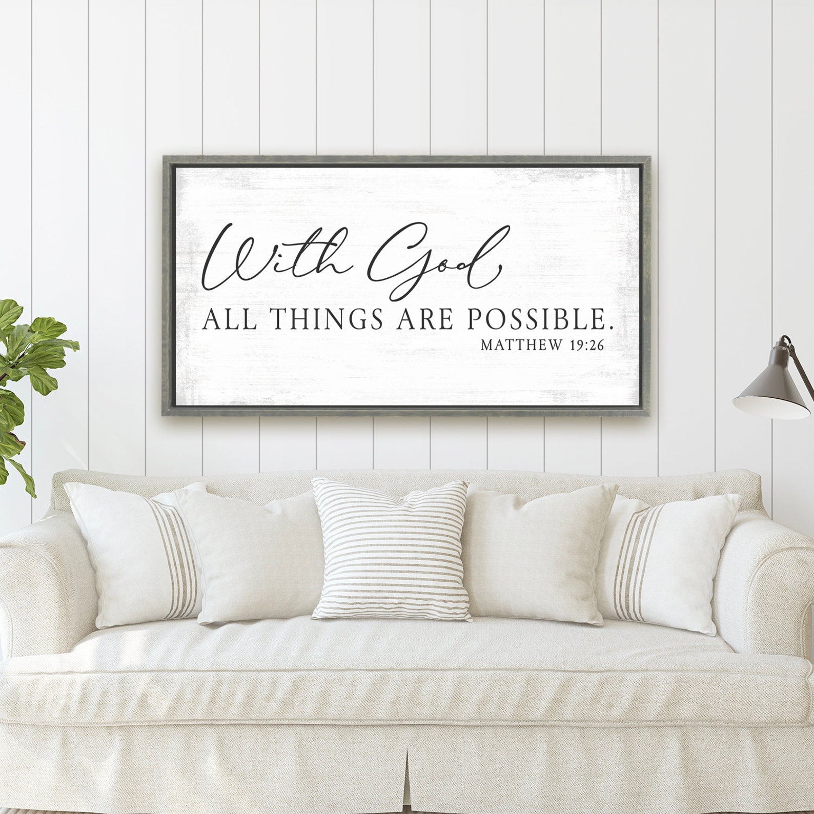 With God All Things Are Possible Sign All Things Are | Etsy