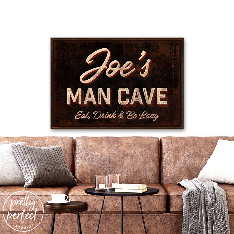 Man Cave Sign Personalized - Etsy