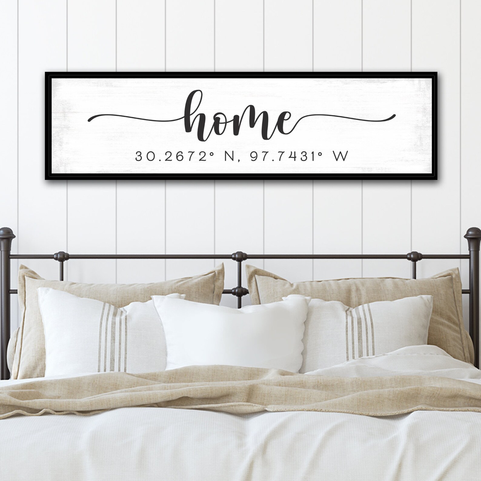 New Home Sign With Coordinates Realtor Housewarming Gift, Real Estate ...