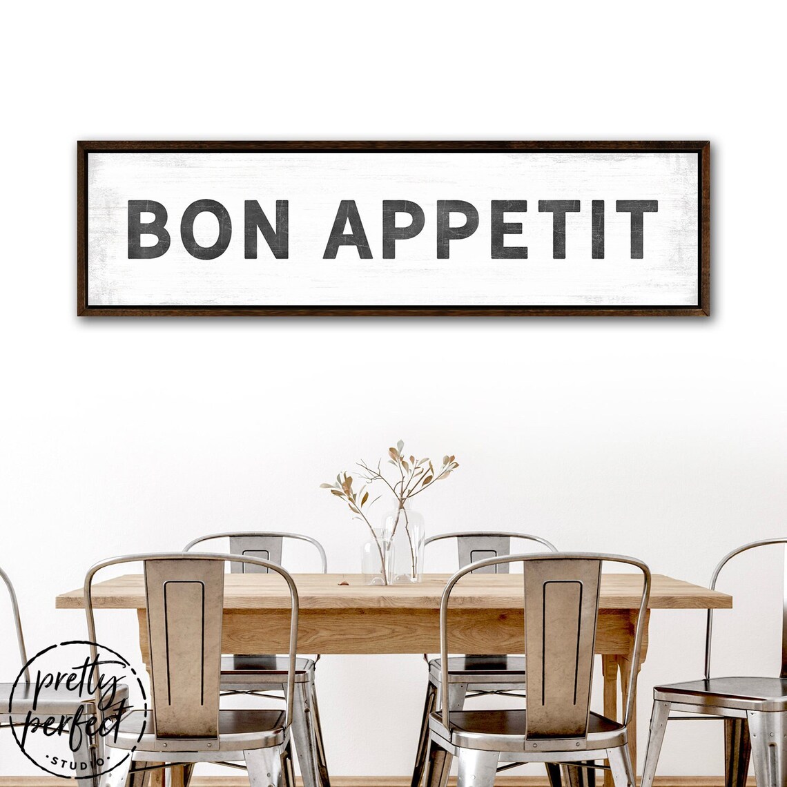Large Bon Appetit Sign Bon Appetit Wall Art Bon Appetit | Etsy