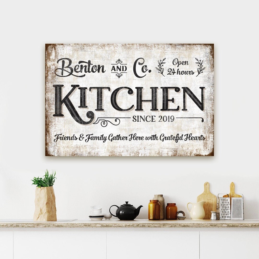 Kitchen Signs Personalized | Custom Kitchen Sign | Personalized Kitchen ...