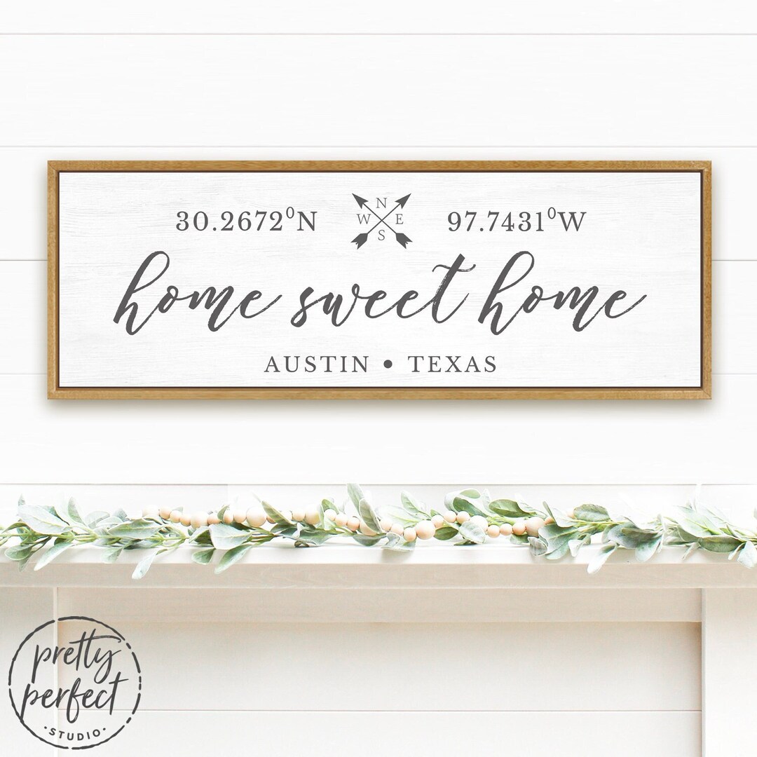 Custom Home Sweet Home Sign Realtor Closing Gift for Seller - Etsy