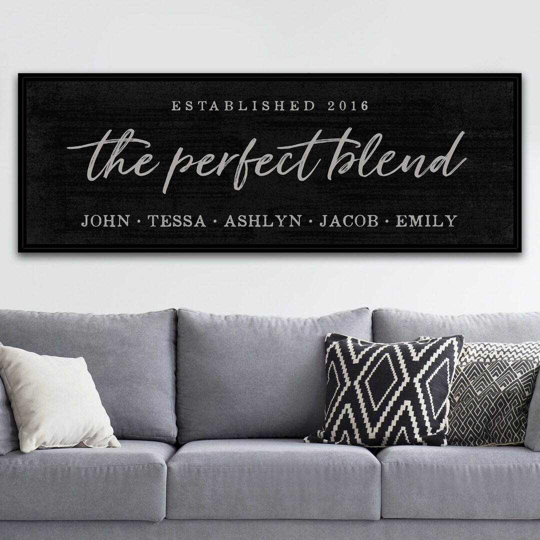 Personalize the Perfect Blend Sign - Etsy