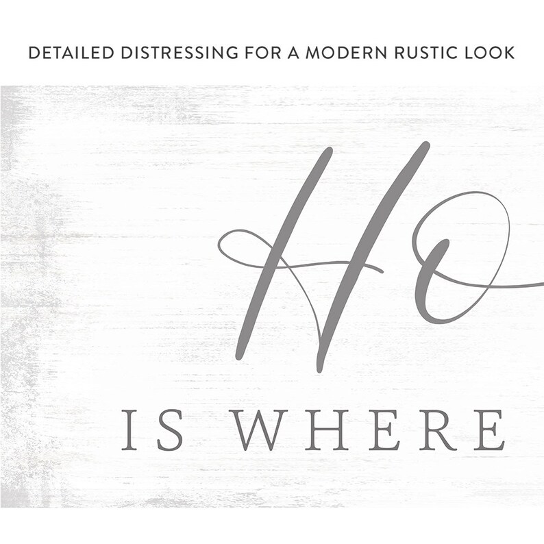 Home Is Where The Heart Is Sign | Etsy