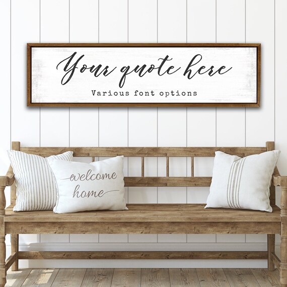 Canvas Quote Art