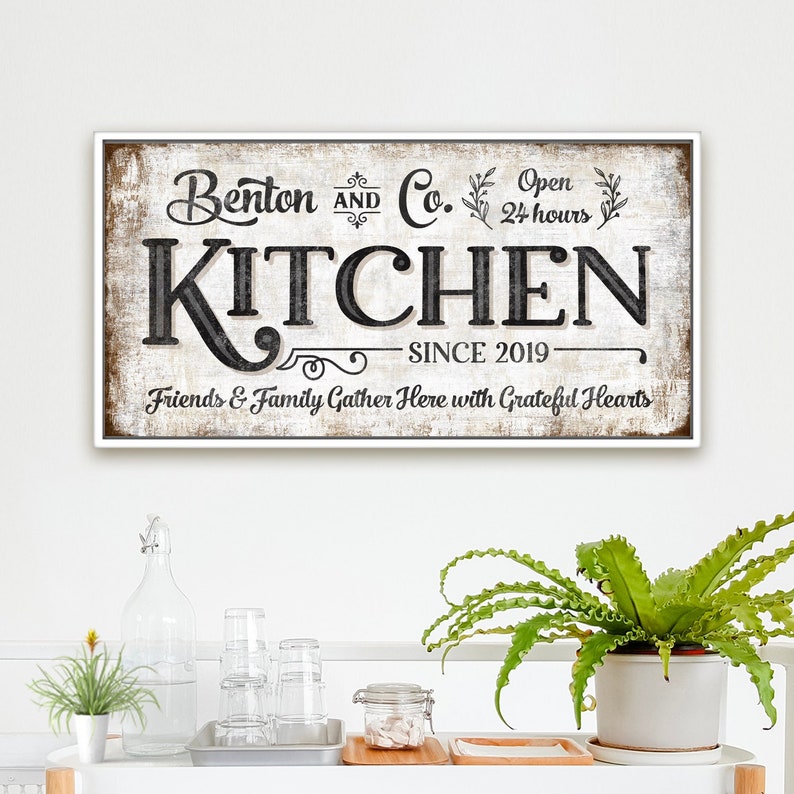 Kitchen Signs Personalized Custom Kitchen Sign - Etsy