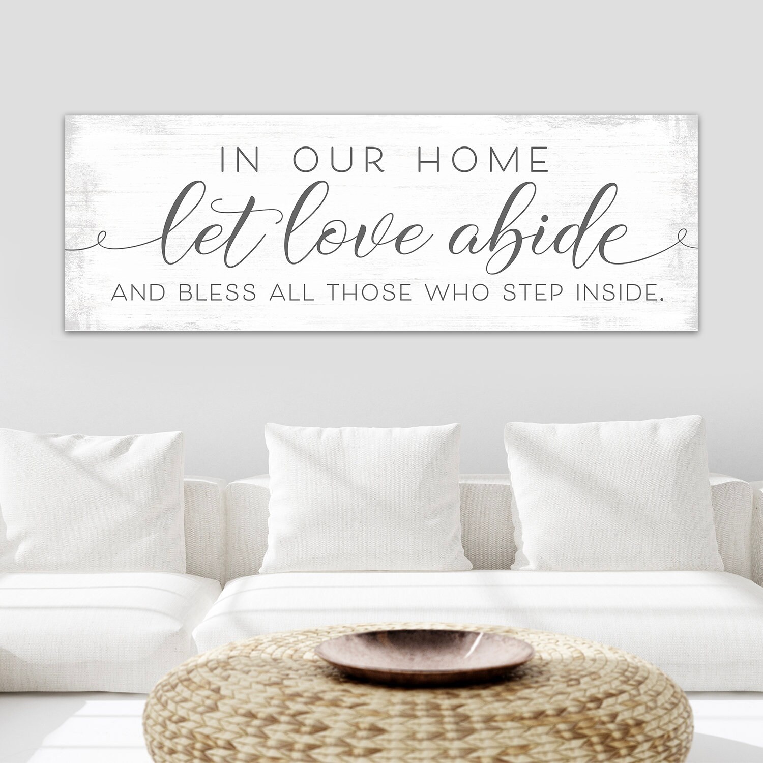 In Our Home Let Love Abide And Bless Those Who Step Inside | Etsy
