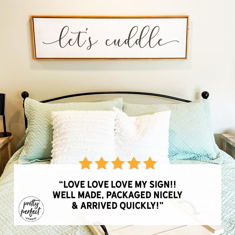 Let's Cuddle Sign Let's Cuddle - Etsy
