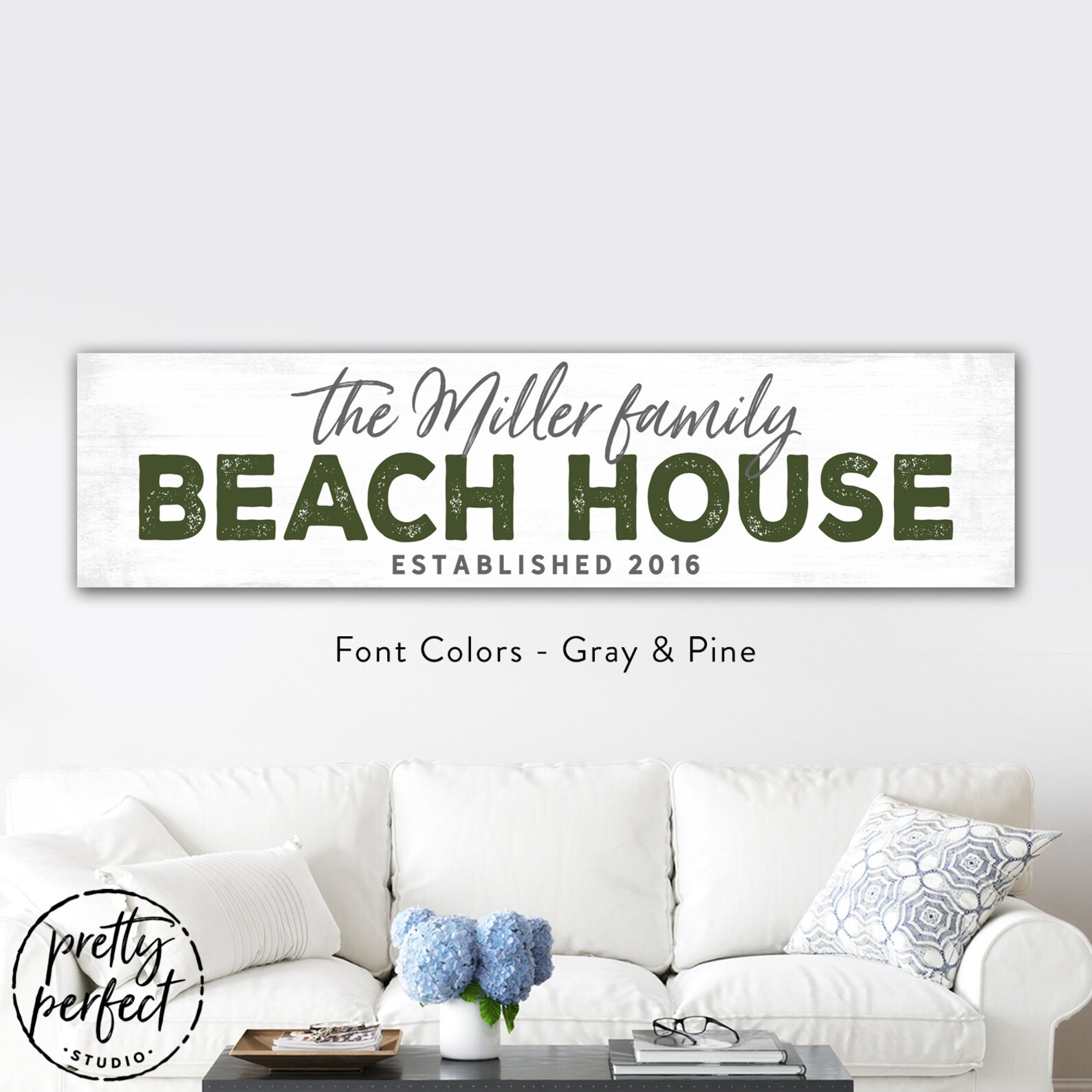 Personalized Beach House Sign Beach House Decor Beach - Etsy