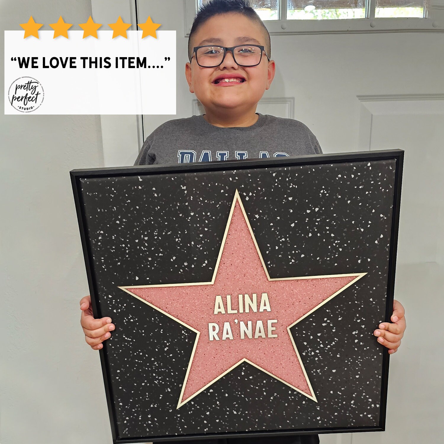 Custom Hollywood Star Graphic