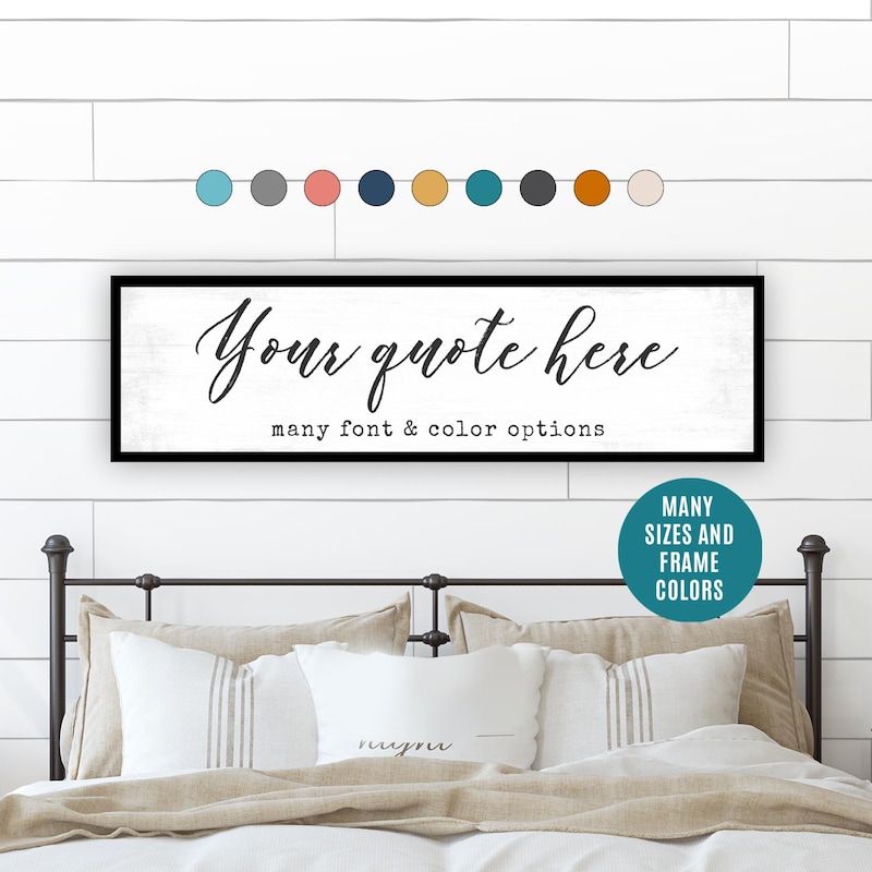 Metal Love Sign Above Bed - Etsy