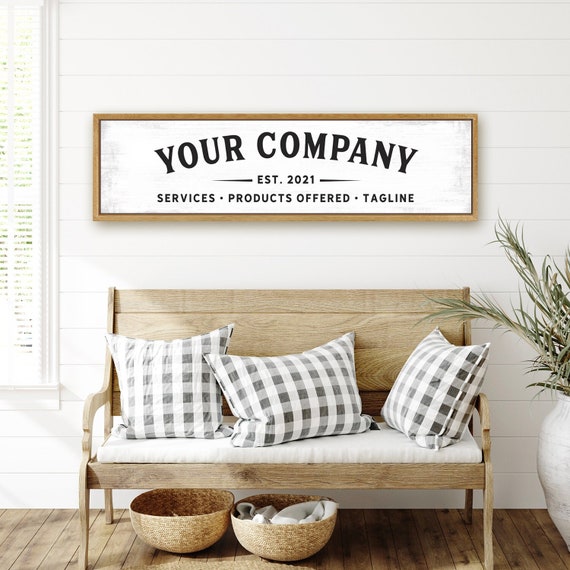 Custom Signs for Business Company Logo Signage Company - Etsy