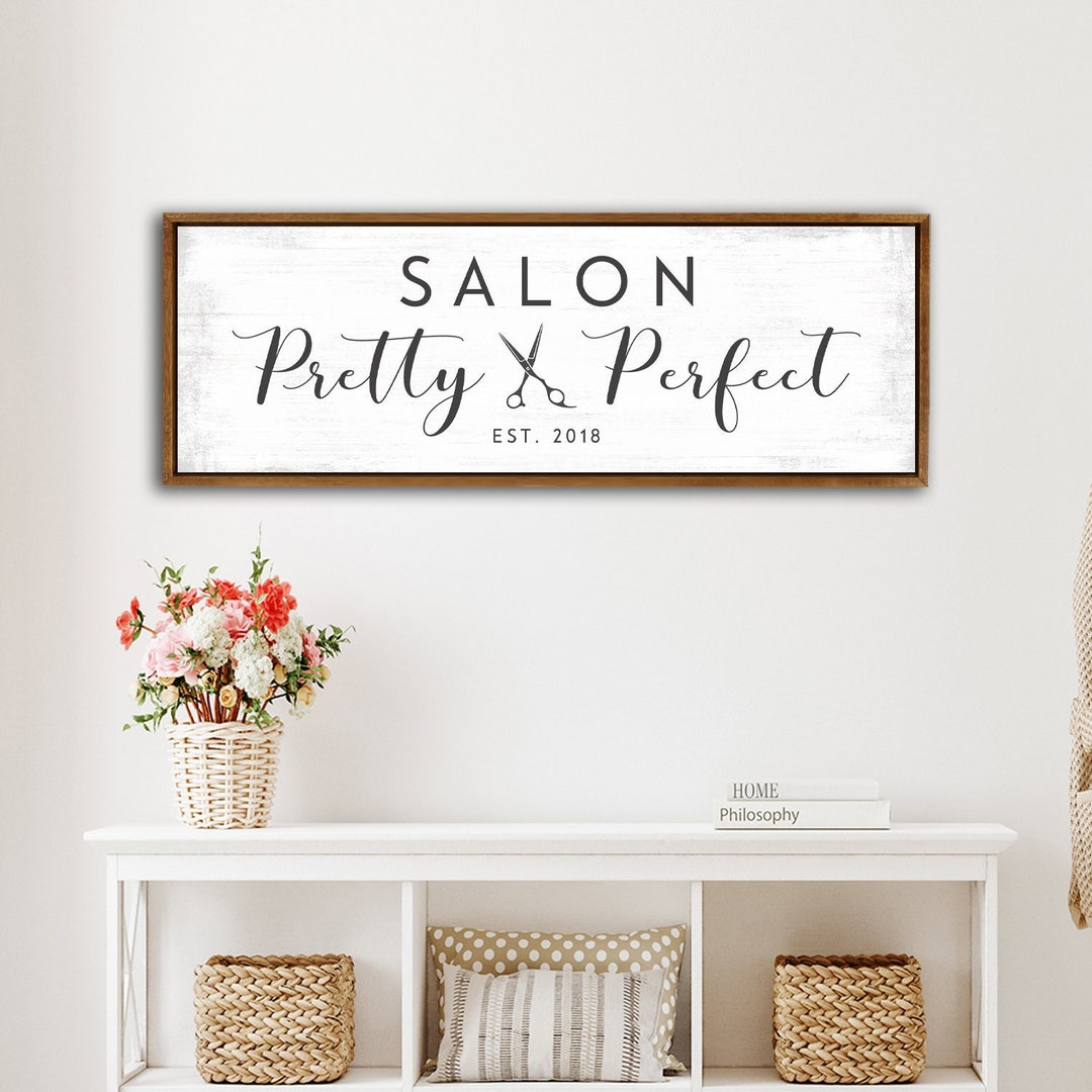 Salon Sign Beauty Salon Hair Salon Hair Dresser Nail Salon Barber Hair ...