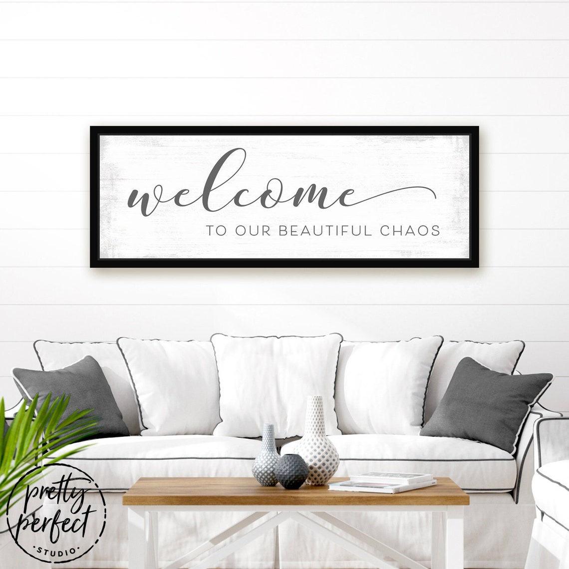 Welcome to Our Beautiful Chaos Sign - Etsy