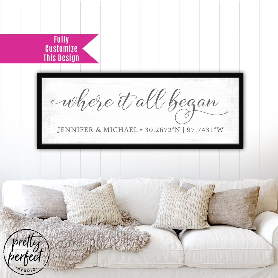 Where It All Began Sign - Etsy