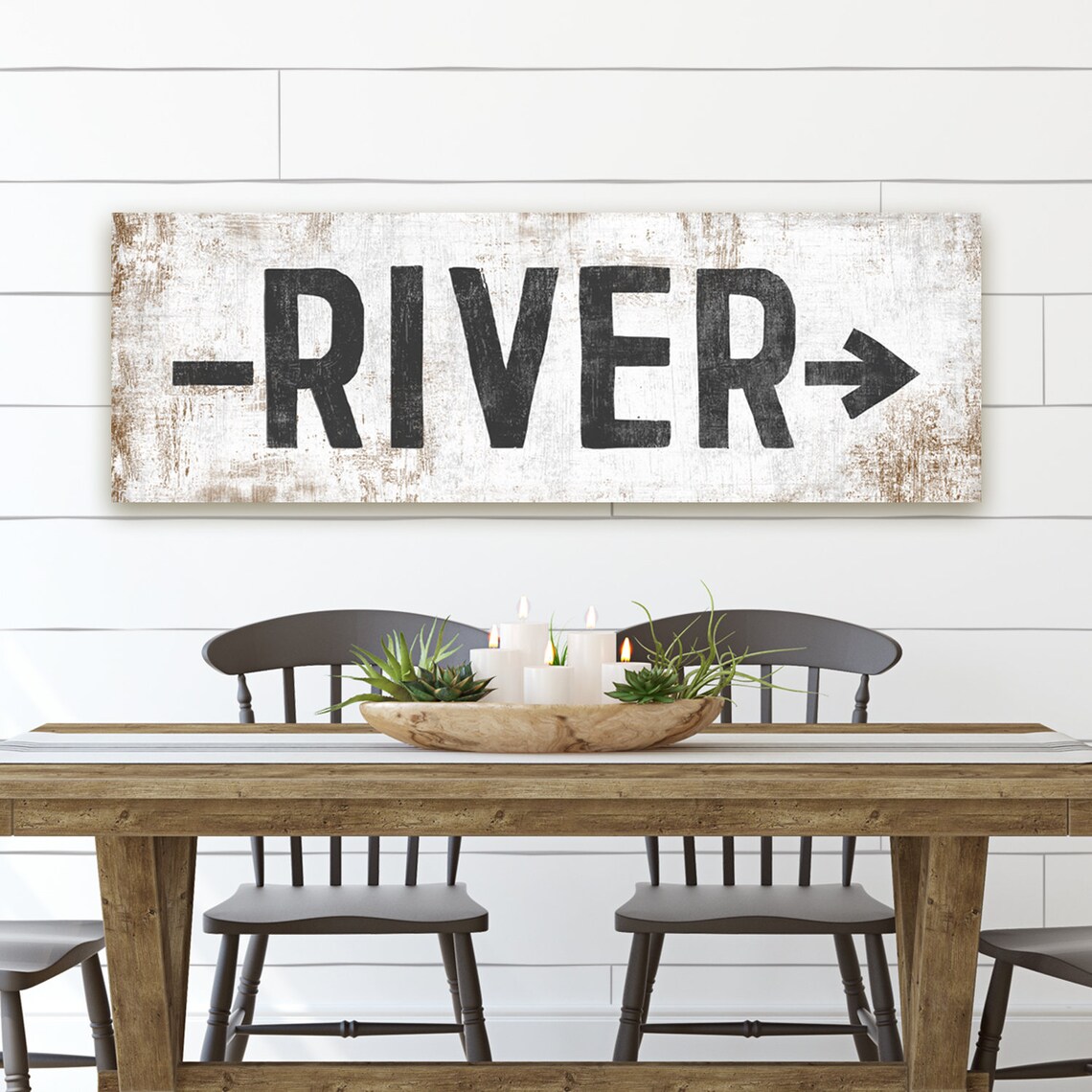River Arrow Sign River Life River House River Arrow - Etsy