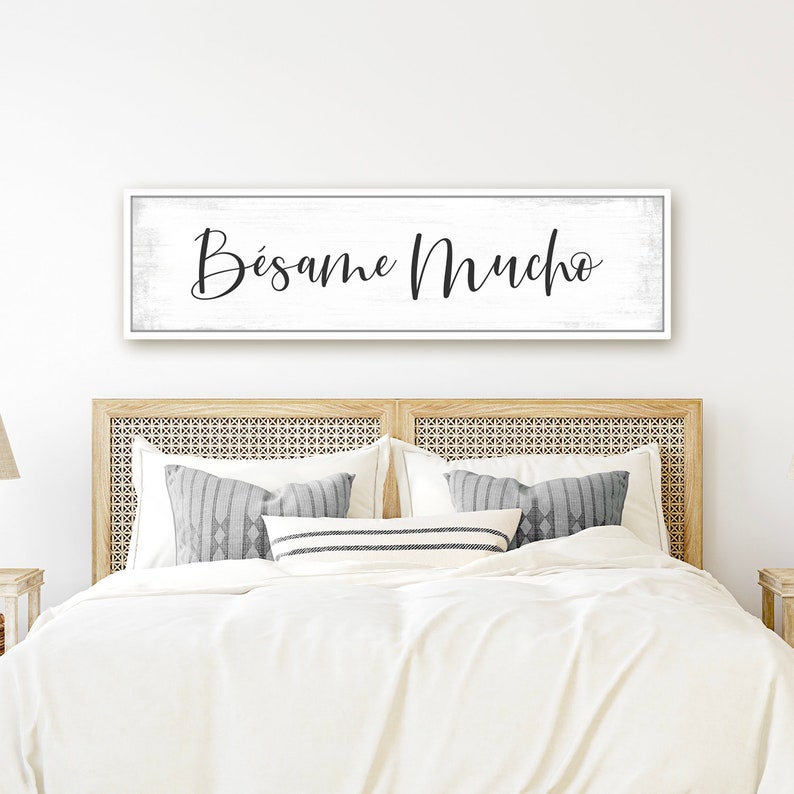 Bésame Mucho Sign Besame Mucho - Etsy