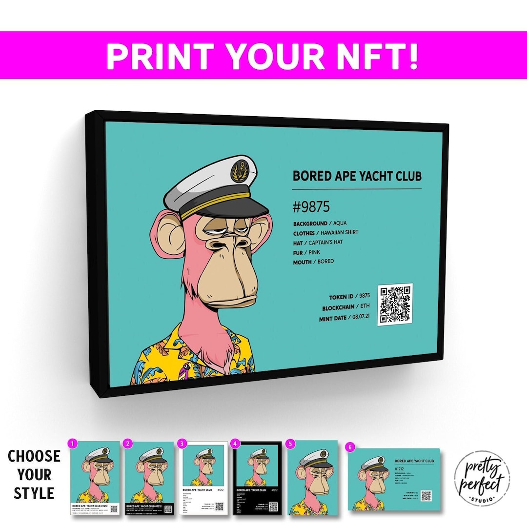 Custom NFT Canvas | NFT Print - Etsy
