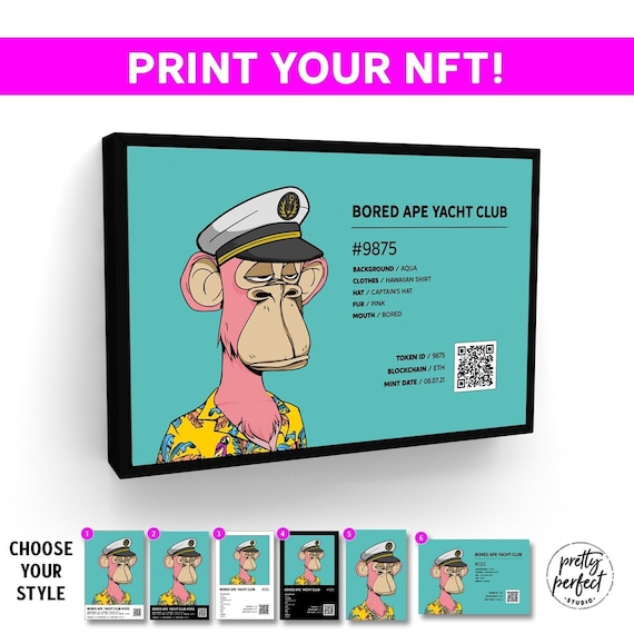 Custom NFT Canvas NFT Print - Etsy