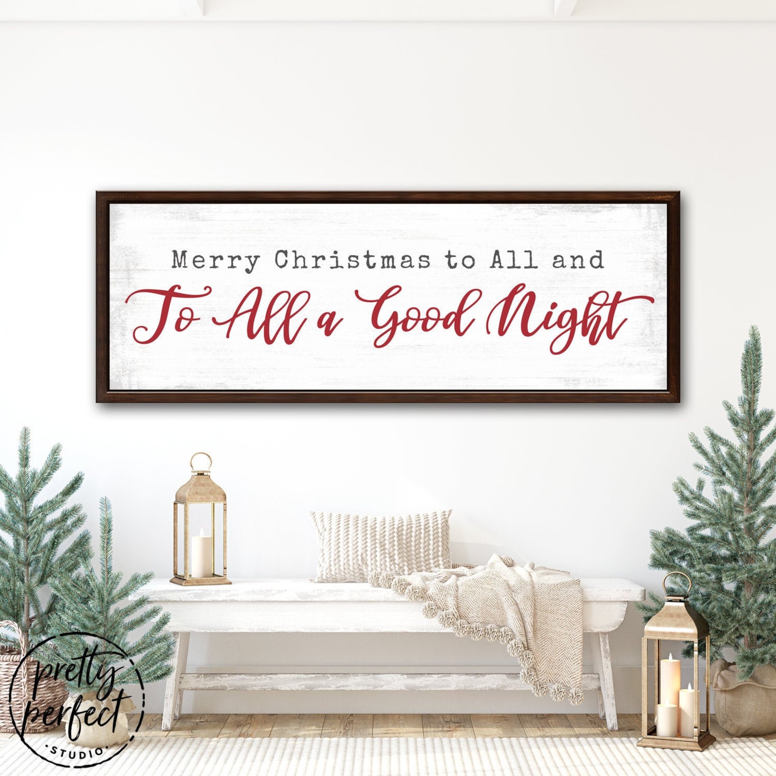 And to All A Good Night Sign Merry Christmas to All and to | Etsy