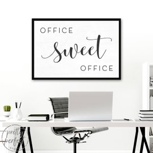 Office Sweet Office Sign | Office Sweet Office - Etsy