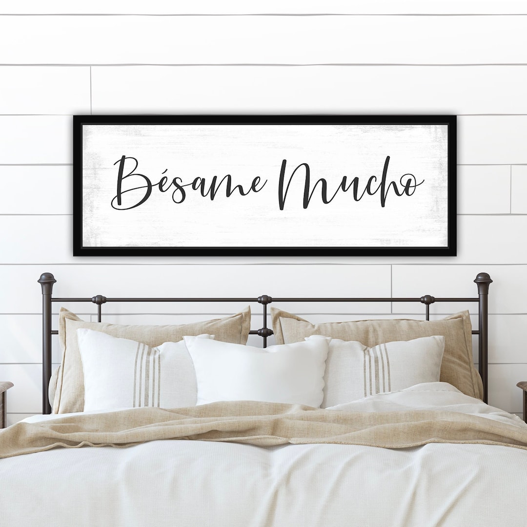 Bésame Mucho Sign Besame Mucho - Etsy