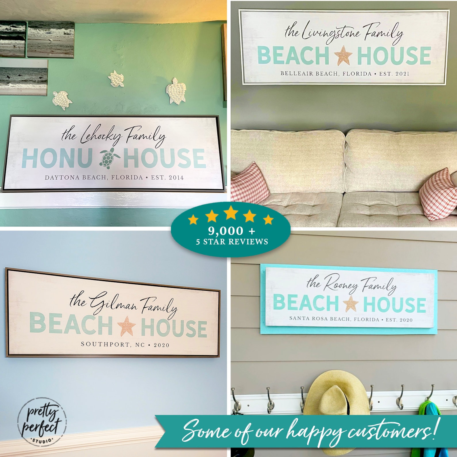 Beach House Sign Personalized Beach House Decor Beach - Etsy