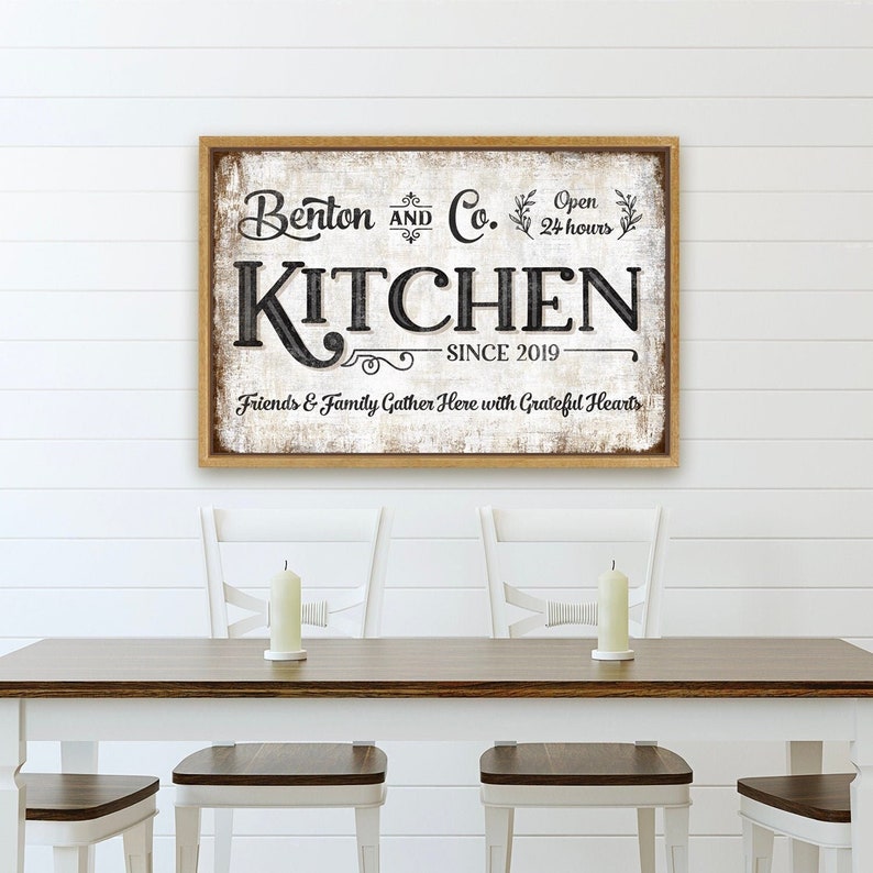 Kitchen Signs Personalized Custom Kitchen Sign - Etsy