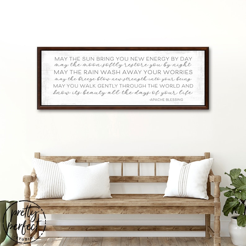 Apache Blessing Wall Art Apache Wedding Blessing Apache | Etsy