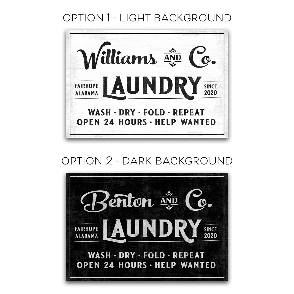 Personalized Laundry Sign Laundry Sign Funny Laundry Open - Etsy