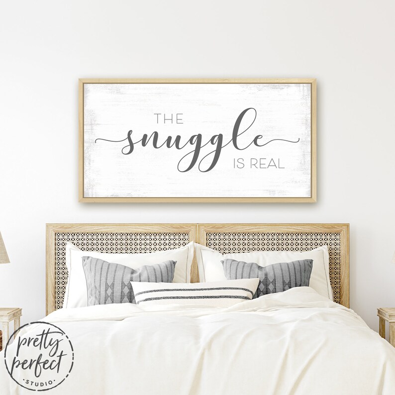 The Snuggle is Real Sign the Snuggle is Real Snuggle | Etsy