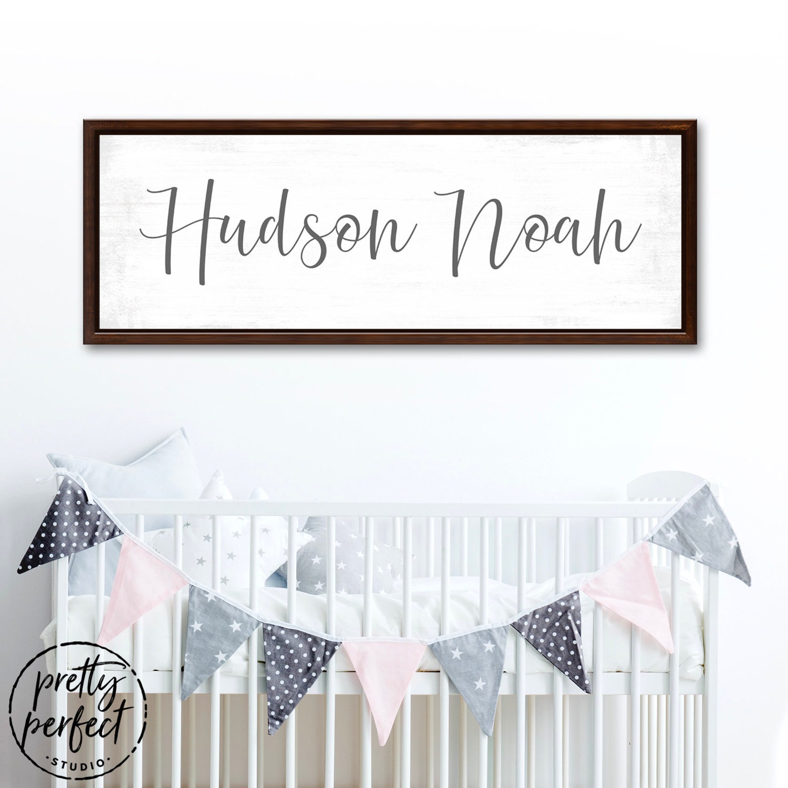 Personalized Baby Boy Nursery Name Sign - Etsy