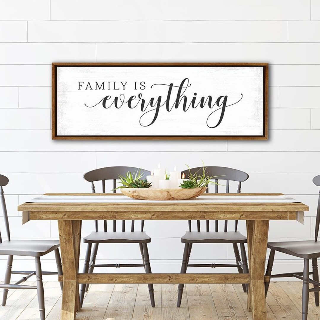 Family is Everything Sign | Family is Everything Wall Art | Family is ...